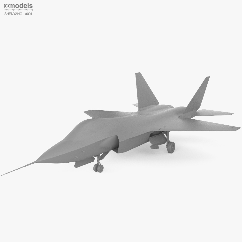 Shenyang J-31 3D model - Download Fighter on 3DModels.org