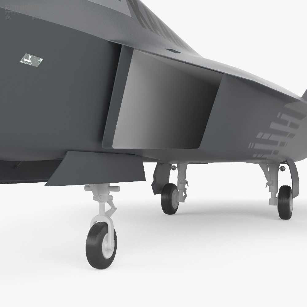 TAI TF Kaan 3D model - Download Fighter on 3DModels.org