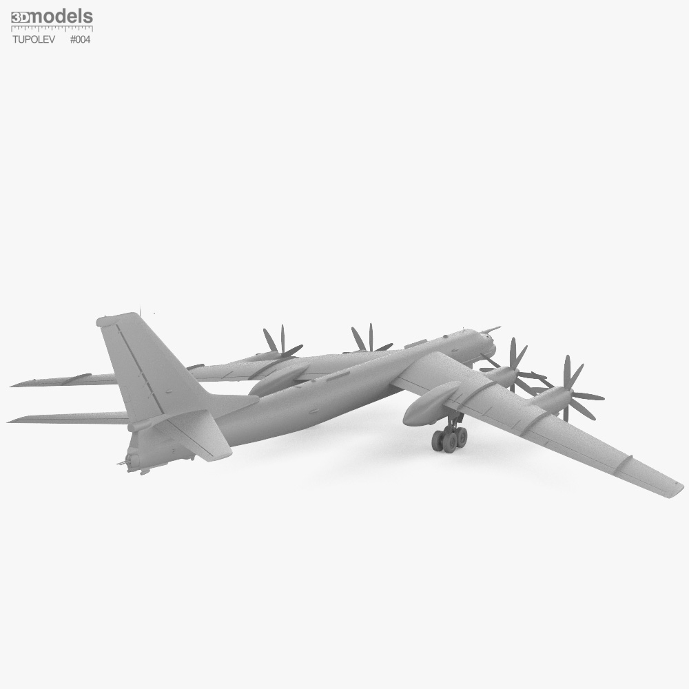 Tupolev Tu-95 3D model - Download Bomber on 3DModels.org