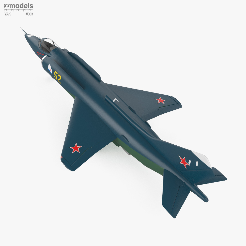Yakovlev Yak-38 3D model - Download Fighter on 3DModels.org