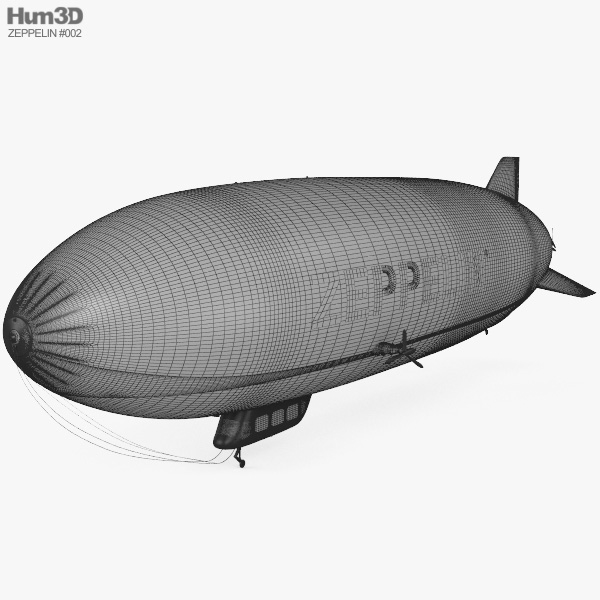 Zeppelin NT 3D model - Download Light Aircraft on 3DModels.org