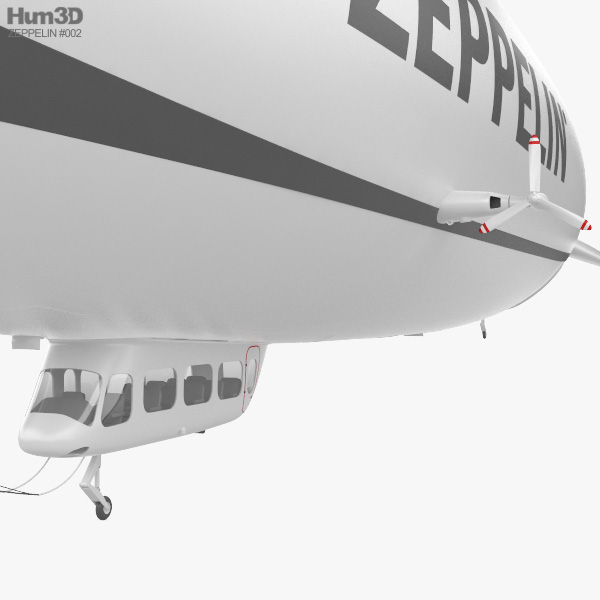 Zeppelin NT 3D model - Download Light Aircraft on 3DModels.org