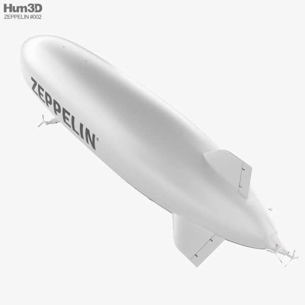 Zeppelin NT 3D model - Download Light Aircraft on 3DModels.org