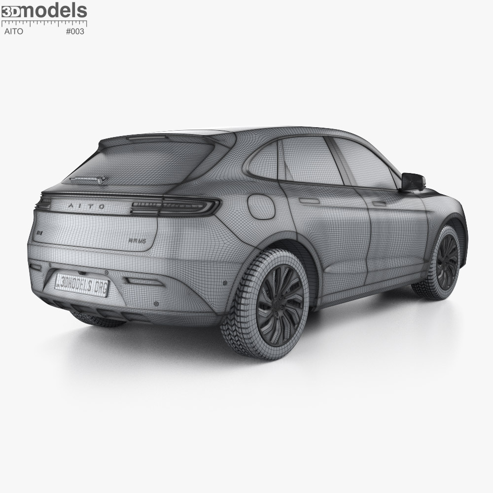Aito M5 2025 3D model - Download Crossover SUV on 3DModels.org