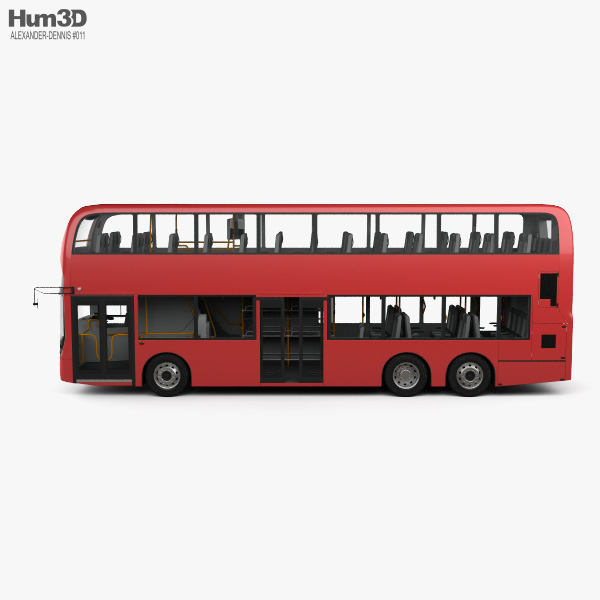 Alexander Dennis Enviro 500 2층 버스 인테리어 가 있는 2016 3D 모델 - 다운로드 버스 켜기 ...