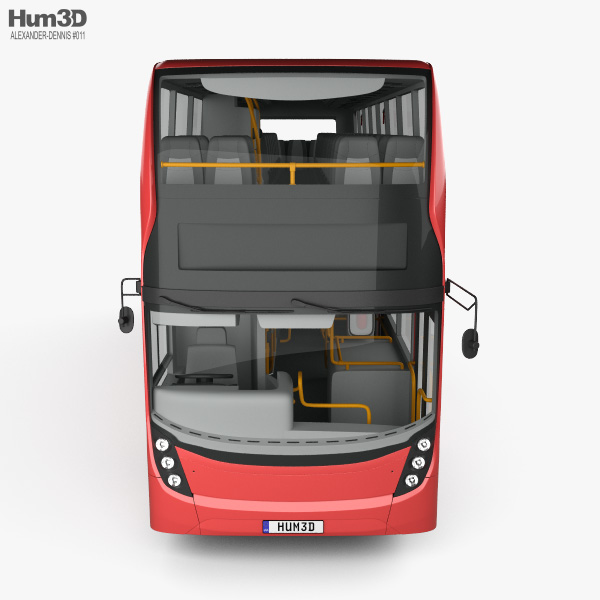 Alexander Dennis Enviro 500 2층 버스 인테리어 가 있는 2016 3D 모델 - 다운로드 버스 켜기 ...