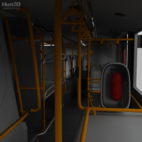Alexander Dennis Enviro 500 2층 버스 인테리어 가 있는 2016 3D 모델 - 다운로드 버스 켜기 ...