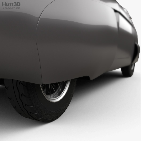 Alfa Romeo BAT 5 1953 3D model - Download Sports car on 3DModels.org