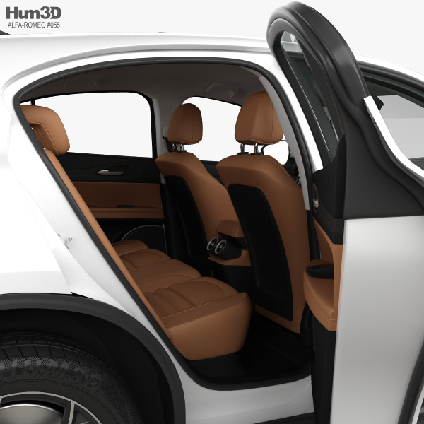 Alfa Romeo Stelvio Q4 with HQ interior 2020 3D model - Download ...