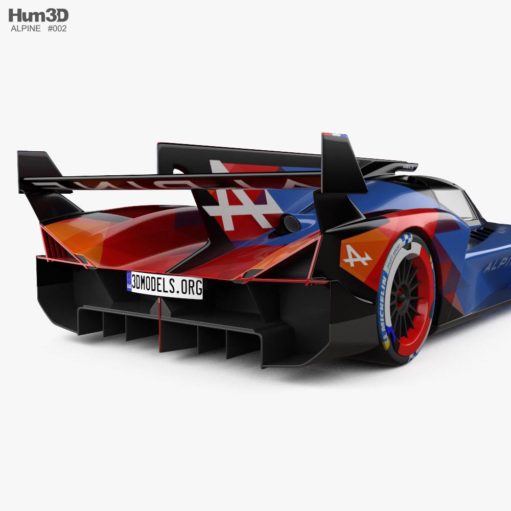 Alpine a424b 2025 3D model - Download Sports car on 3DModels.org