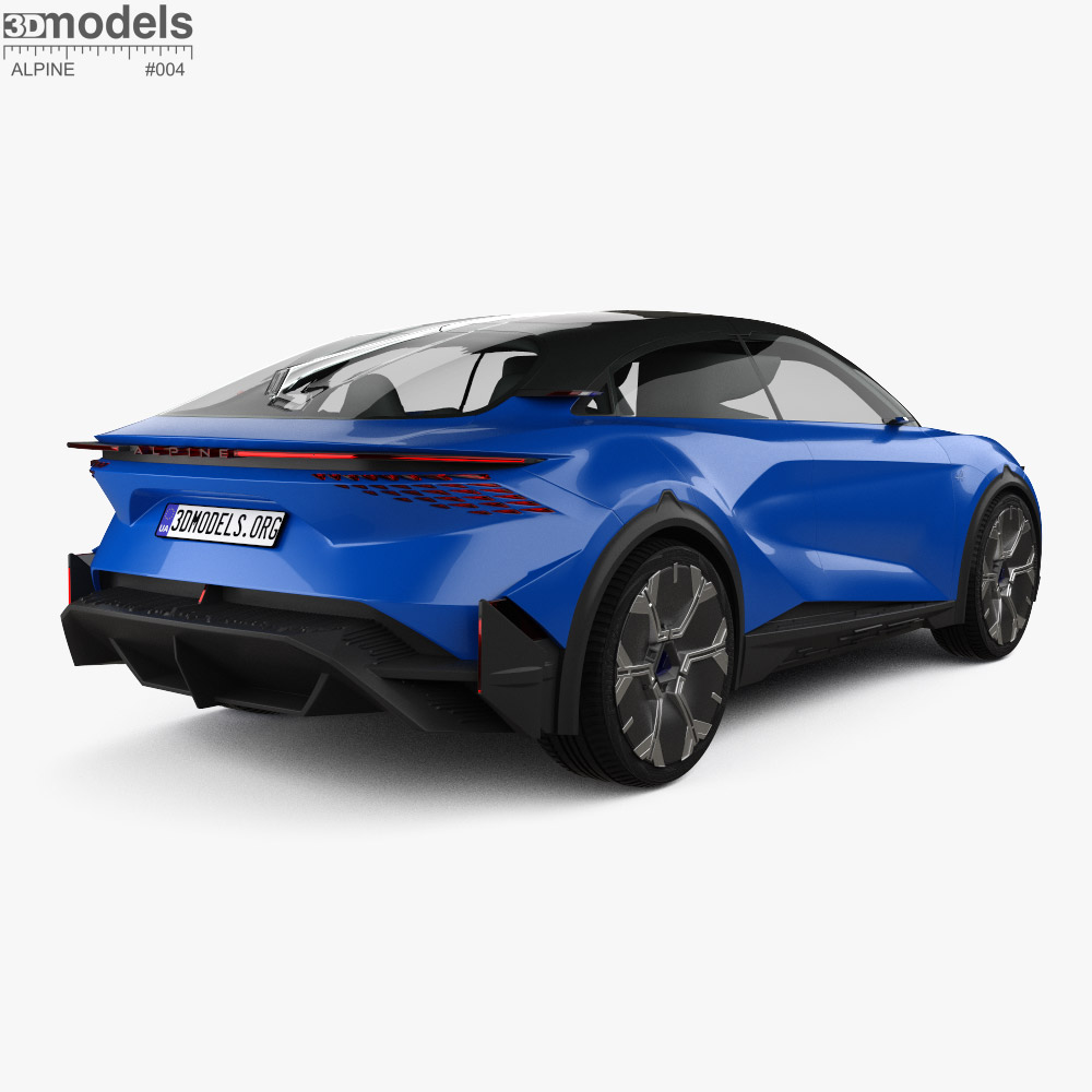 Alpine A390 Beta 2025 3D 모델 - 다운로드 Crossover SUV on 3DModels.org