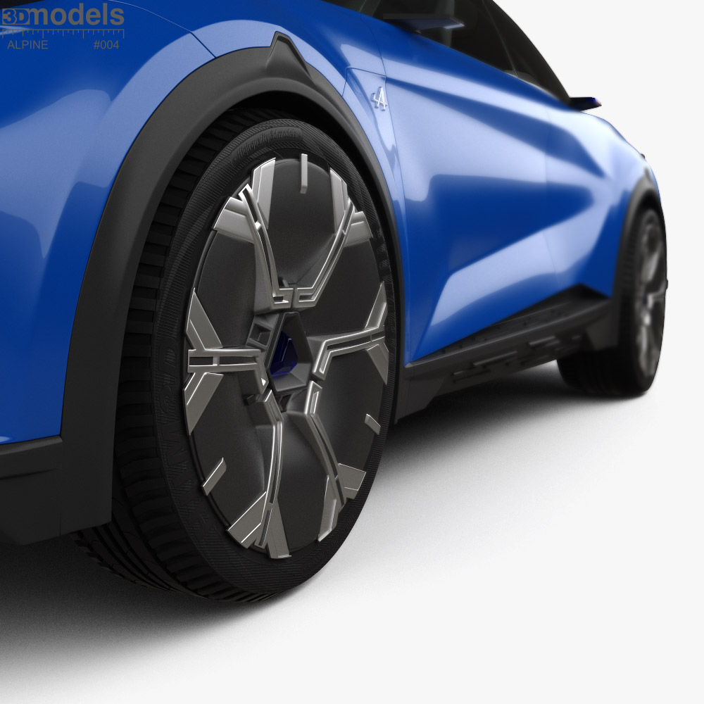Alpine A390 Beta 2025 3D model - Download Crossover SUV on 3DModels.org