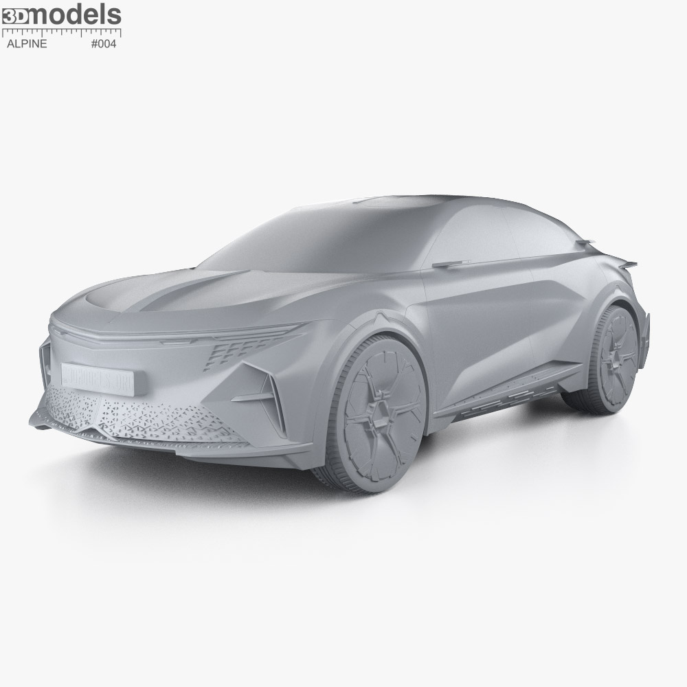 Alpine A390 Beta 2025 3D 모델 - 다운로드 Crossover SUV on 3DModels.org