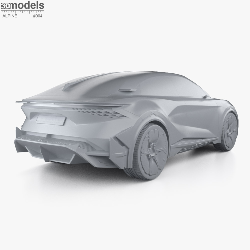 Alpine A390 Beta 2025 3D model - Download Crossover SUV on 3DModels.org