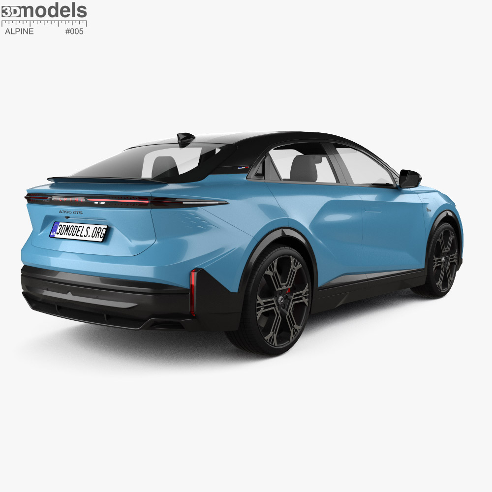 Alpine A390 2025 3D modeli - İndir Sports car üzerinde 3DModels.org