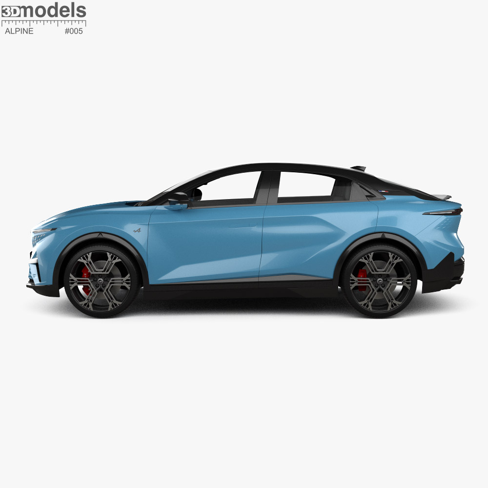 Alpine A390 2025 3Dモデル - ダウンロード Sports car on 3DModels.org