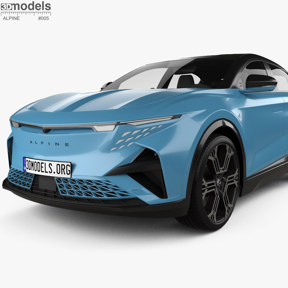 Alpine A390 2025 3D model - Download Sports car on 3DModels.org