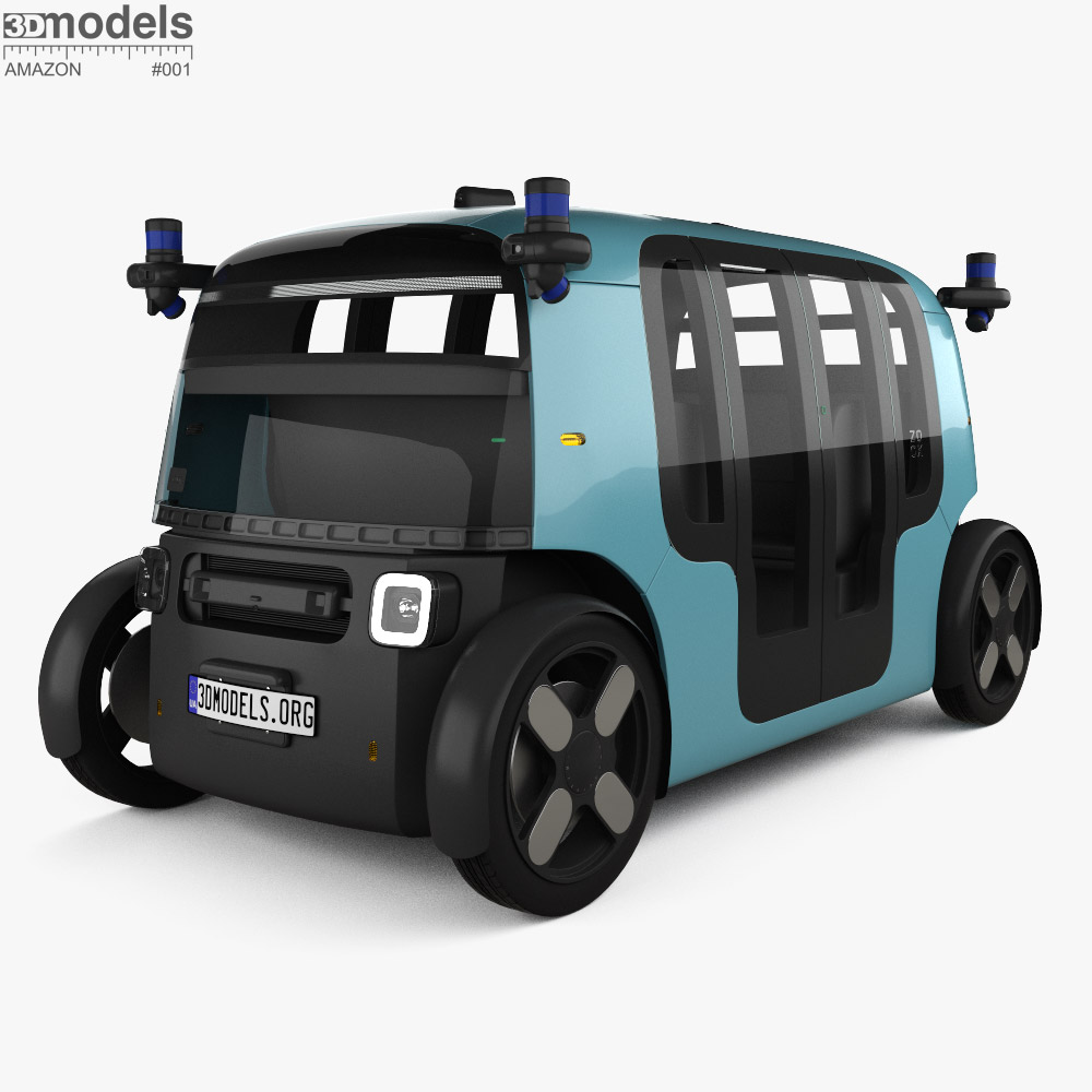 Amazon Robo Taxi 2025 3D model - Download Van on 3DModels.org