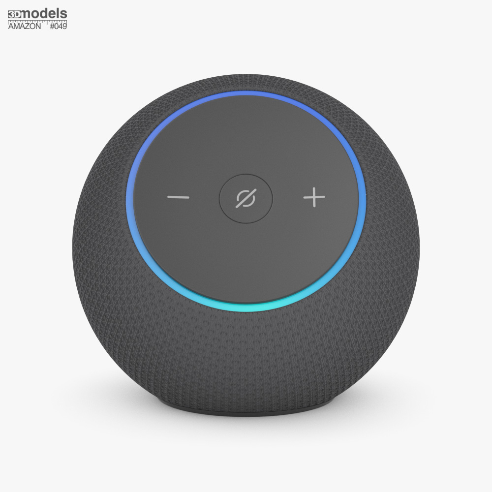 Amazon Echo Dot Max Graphite 3D model - Download Home Appliances on ...