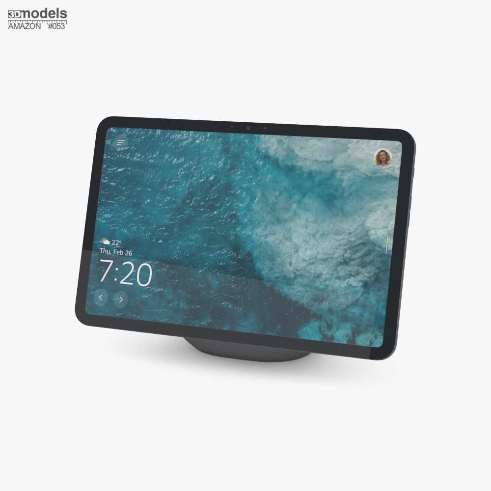 Amazon Echo Show 8 Graphite 11 inch 3D model - Download Home Appliances ...