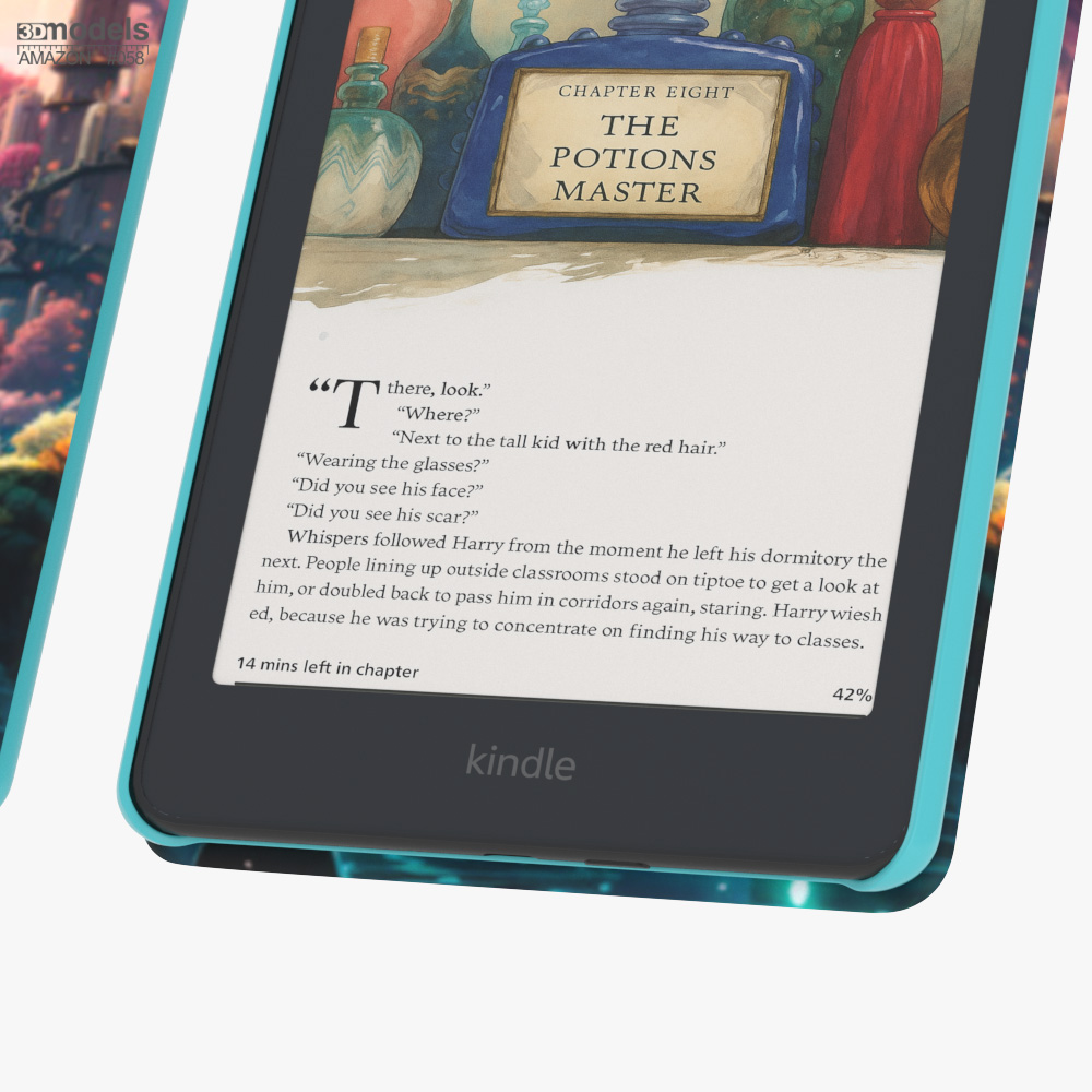 Amazon Kindle Colorsoft Kids 3D model - Download Tablet on 3DModels.org