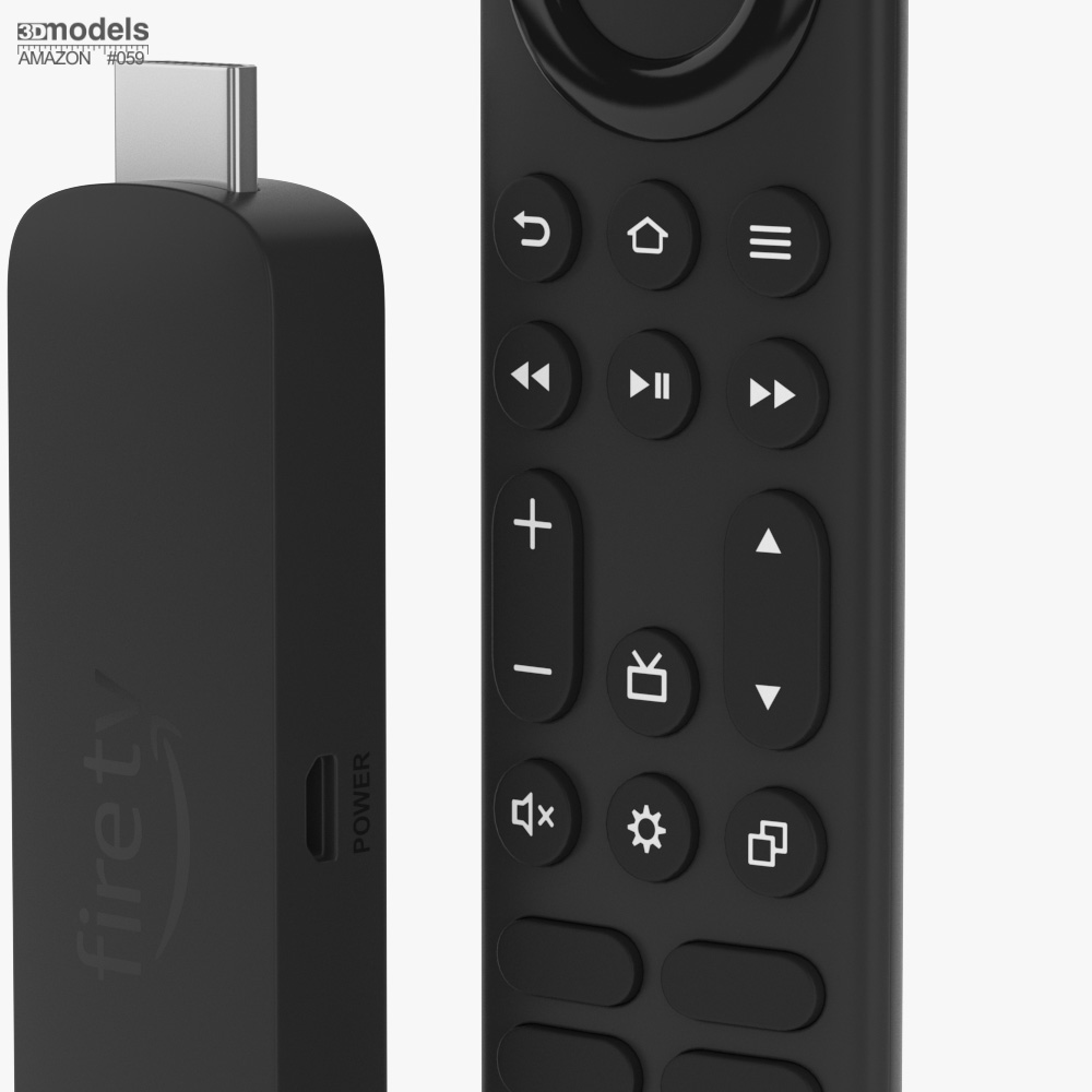 Amazon Fire TV Stick 4K 3D model - Download Television on 3DModels.org