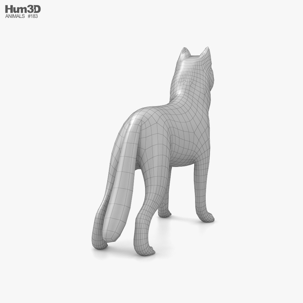 Husky Siberiano Low Poly Rigged Modelo 3D - Descargar Mammalia activado ...