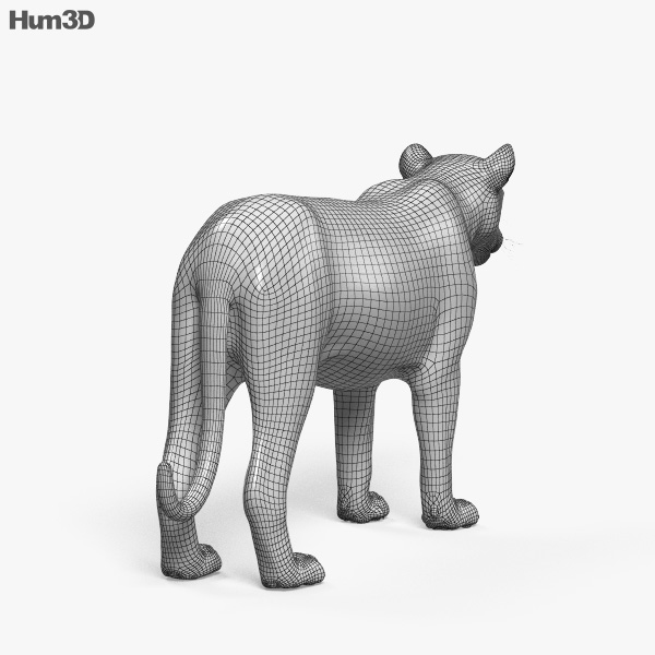 Animated Tiger 3D model - Download Mammals on 3DModels.org