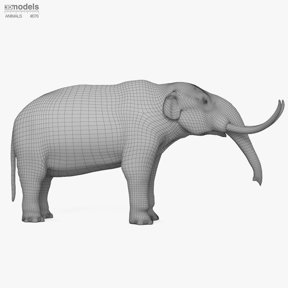 Animated Mastodon 3D model - Download Mammals on 3DModels.org