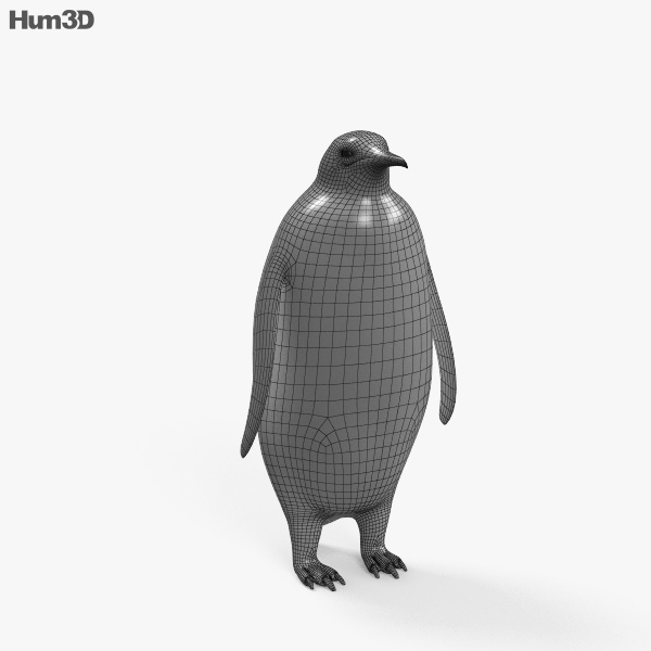 Animated Emperor Penguin 3D model - Download Birds on 3DModels.org