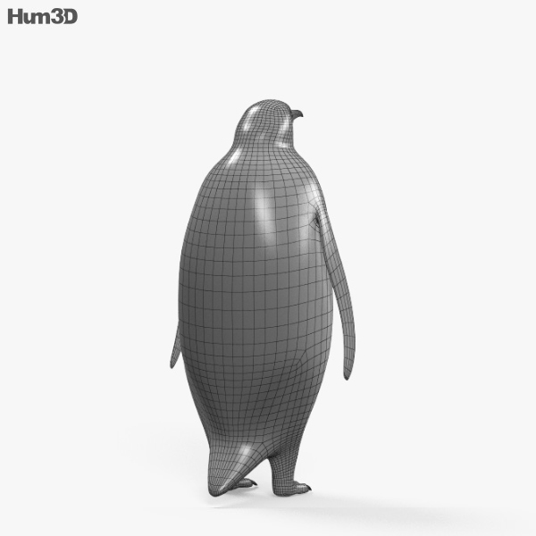 Animated Emperor Penguin 3D model - Download Birds on 3DModels.org