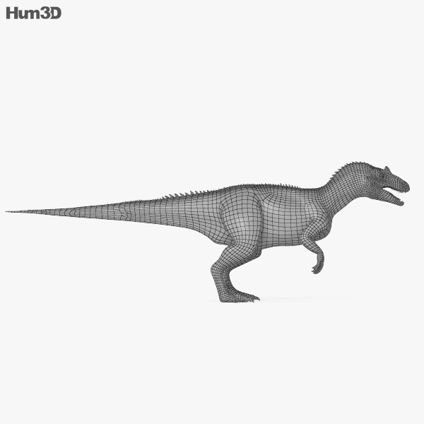 Animated Allosaurus 3D model - Download Dinosaur on 3DModels.org