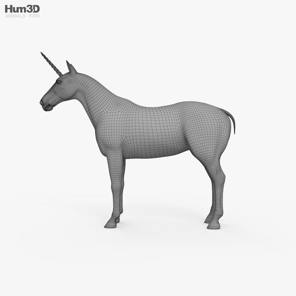 Unicorn 3D model - Download Mythological creatures on 3DModels.org