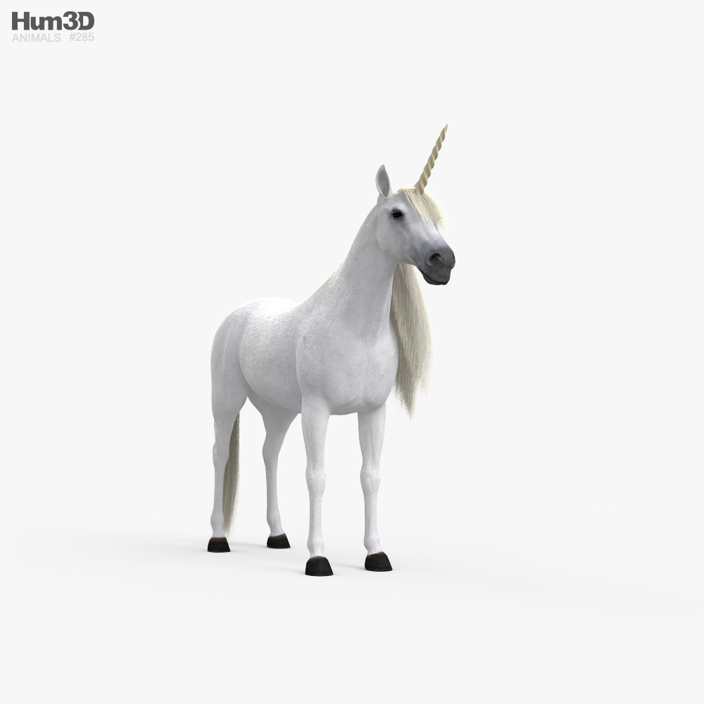 Unicorn 3D model - Download Mythological creatures on 3DModels.org