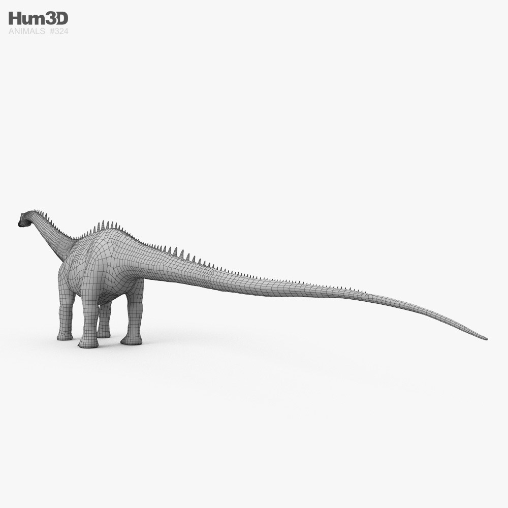 Diplodocus Modelo 3D - Descargar Dinosaurio on 3DModels.org