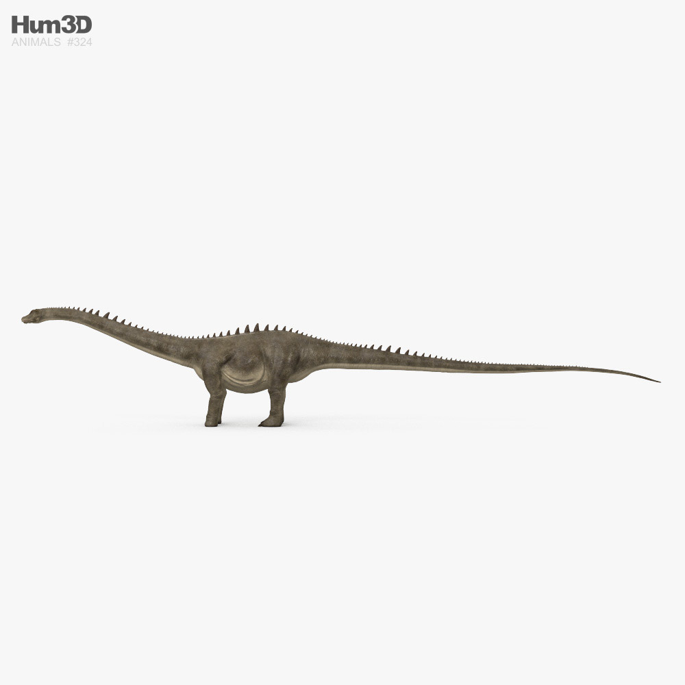 Diplodocus Modelo 3D - Descargar Dinosaurio on 3DModels.org