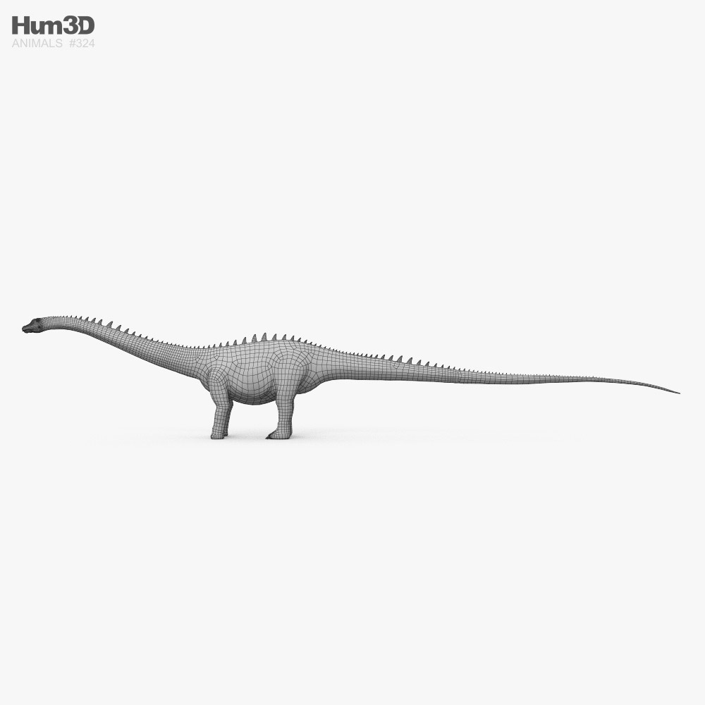 Diplodocus Modelo 3D - Descargar Dinosaurio on 3DModels.org