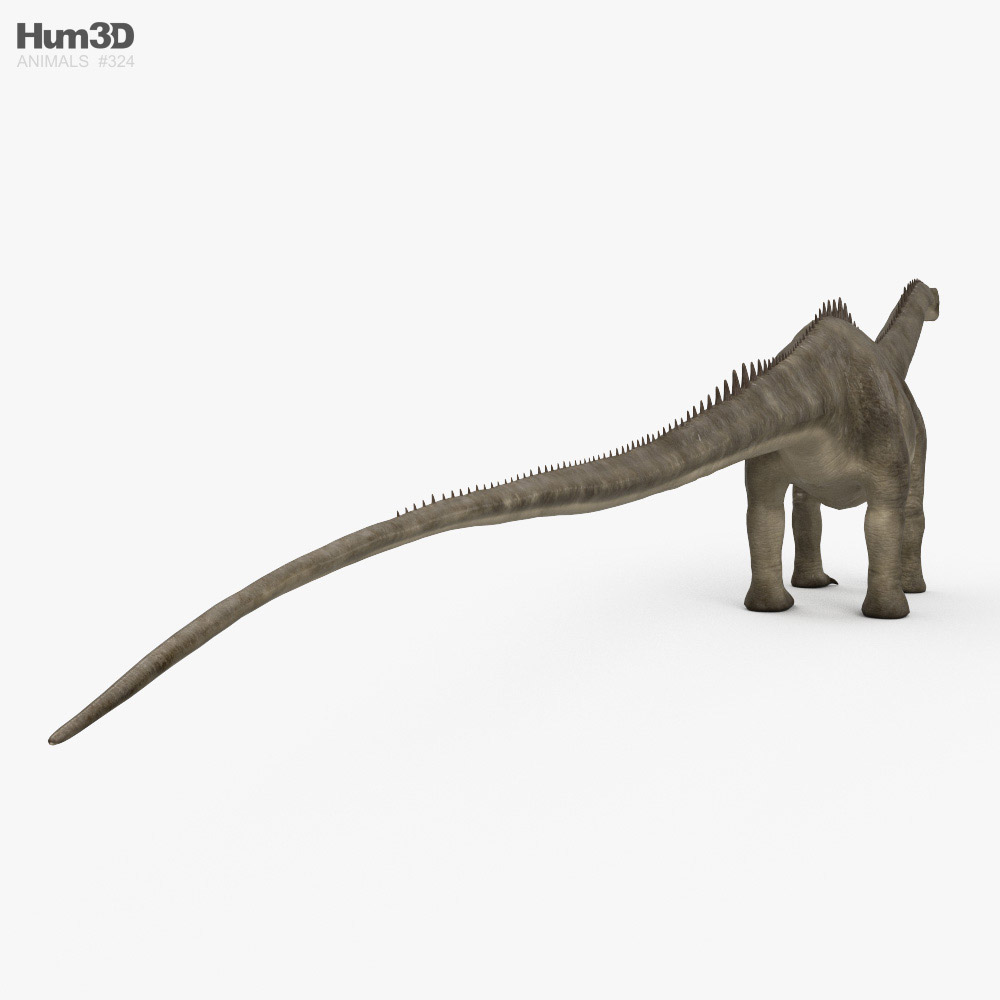 Diplodocus Modelo 3D - Descargar Dinosaurio on 3DModels.org