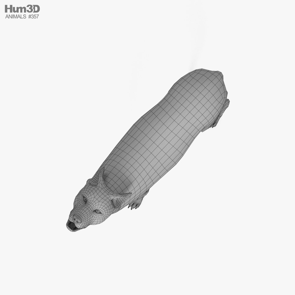 Howling Wolf 3D model - Download Mammals on 3DModels.org