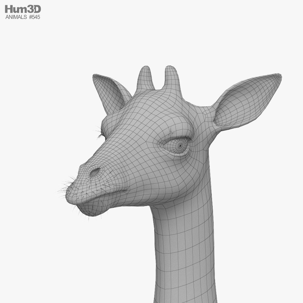 Giraffe Cub 3D model - Download Mammals on 3DModels.org