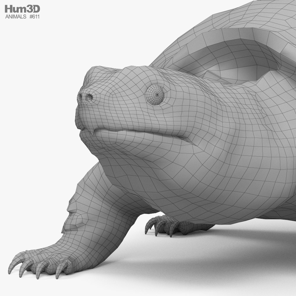 Snapping Turtle 3D 모델 - 다운로드 파충류 on 3DModels.org