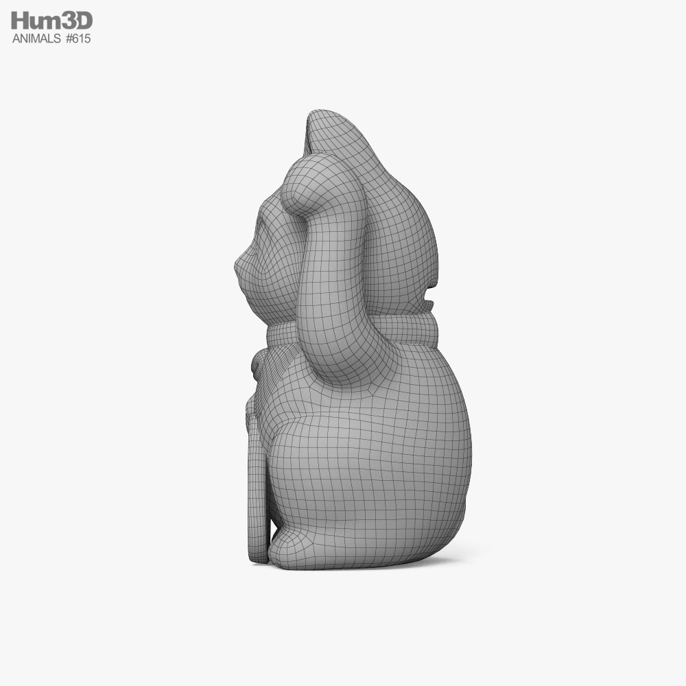 Maneki-Neko 3D model - Download Sculptures on 3DModels.org