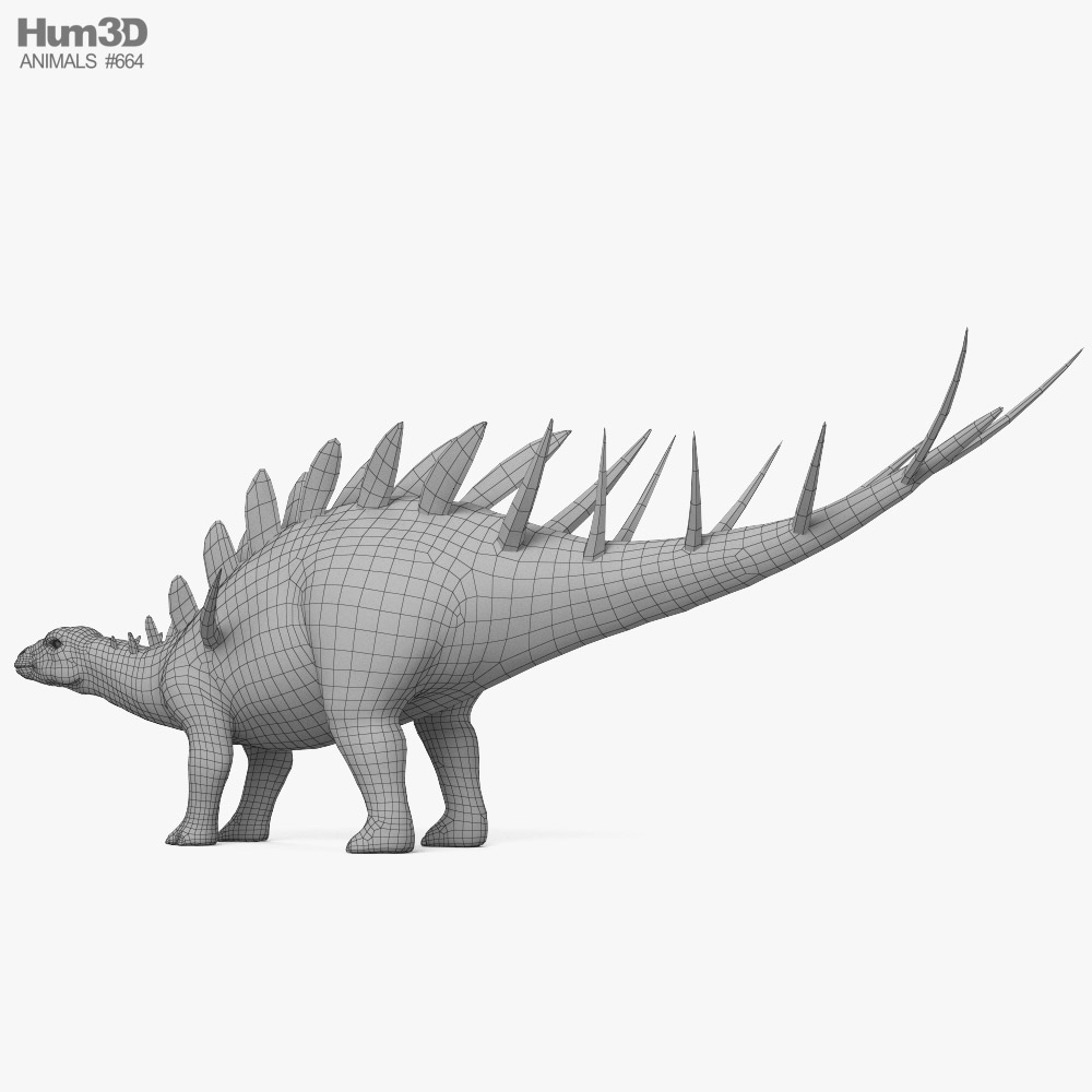 Kentrosaurus 3D model - Download Dinosaur on 3DModels.org