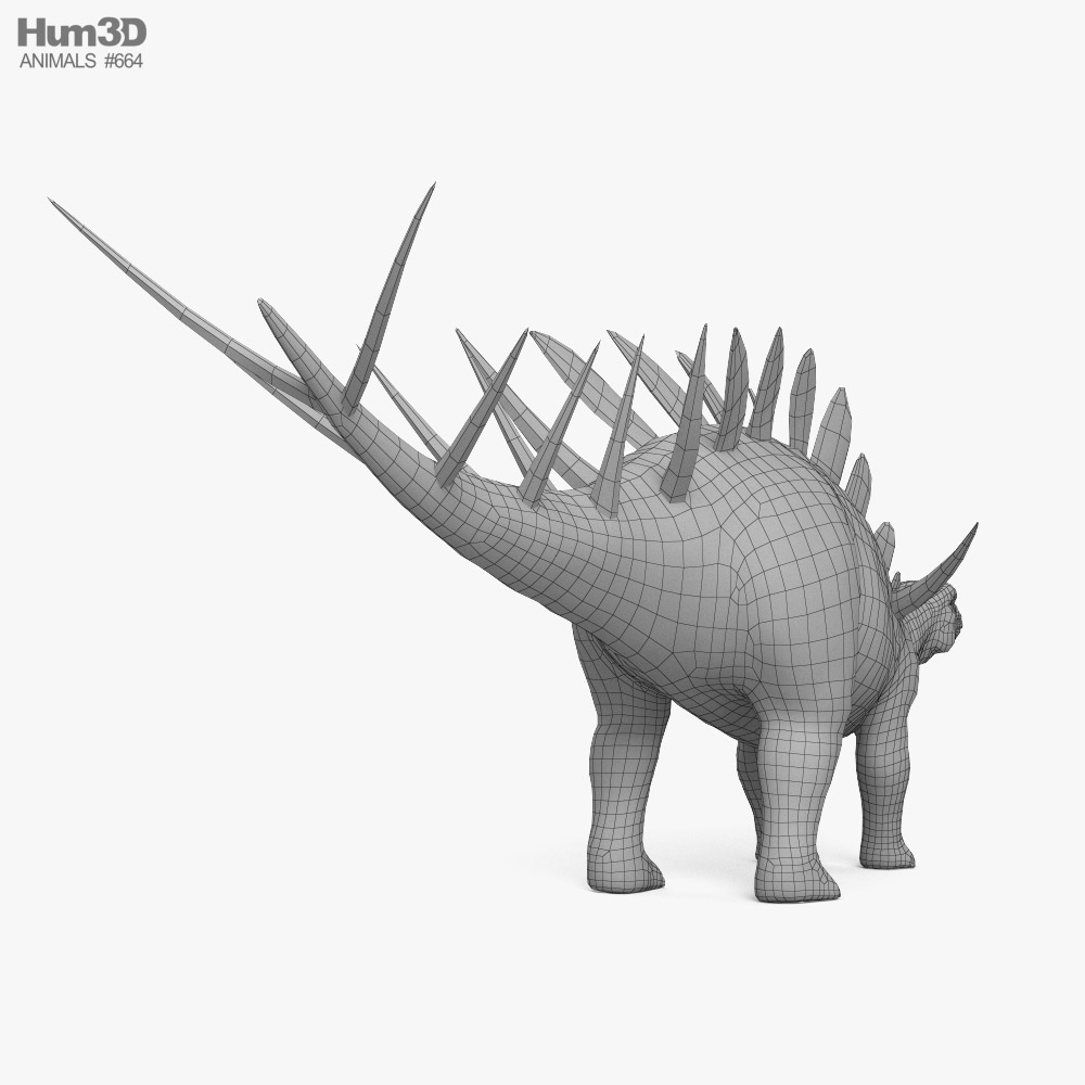 Kentrosaurus 3D model - Download Dinosaur on 3DModels.org