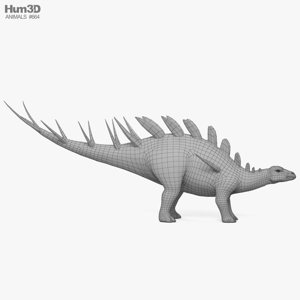 Kentrosaurus 3D model - Download Dinosaur on 3DModels.org