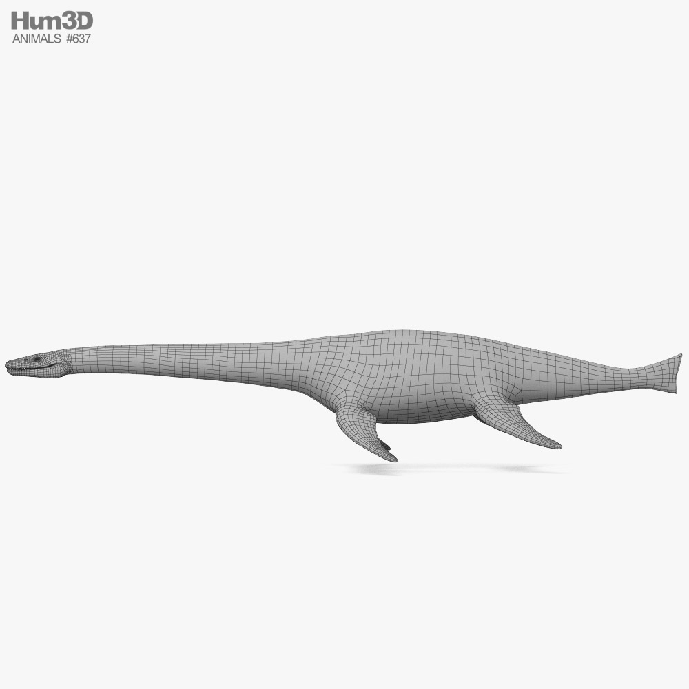 Attenborosaurus 3D 모델 - 다운로드 공룡 on 3DModels.org
