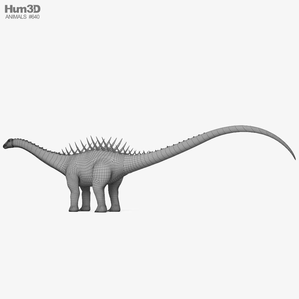 Agustinia 3D model - Download Dinosaur on 3DModels.org