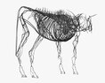 Complete Cow Anatomy 3D model - Download Mammals on 3DModels.org