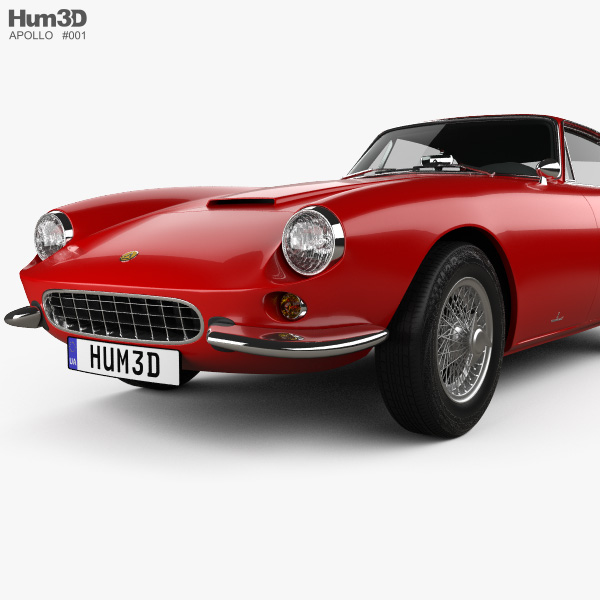 Apollo GT cupé 1965 Modelo 3D - Descargar Sports car on 3DModels.org