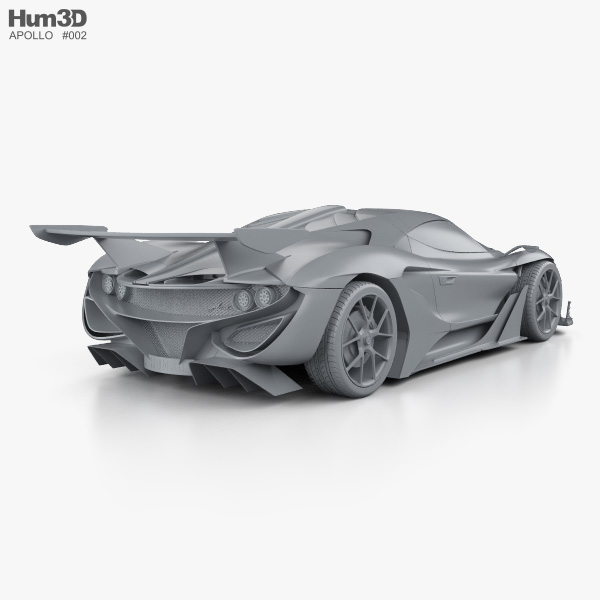 Apollo Arrow 2019 3D model - Download Sports car on 3DModels.org